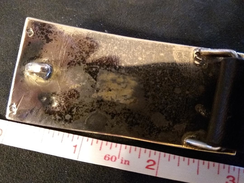 Hoping to identify hallmark, origin, age of belt buckle, authentic ...
