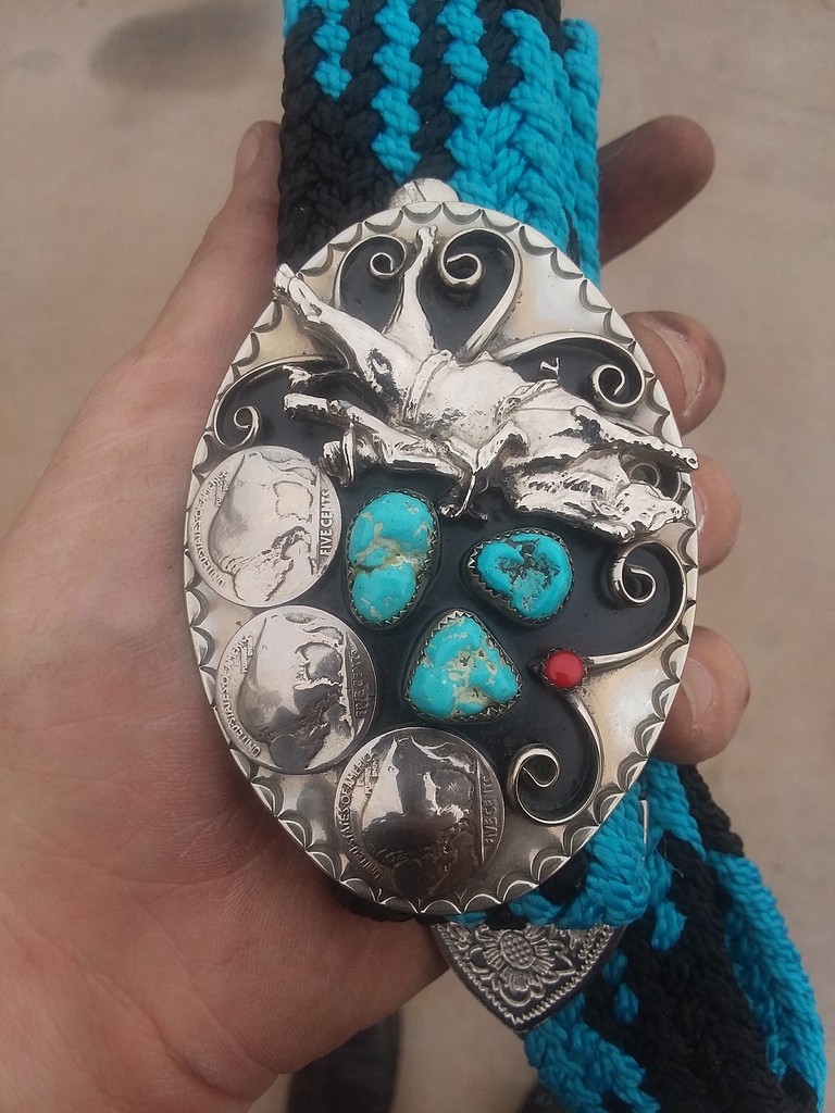 Fake Belt Buckle & Chinese Channel Turquoise Inlay - Real vs. Fake ...