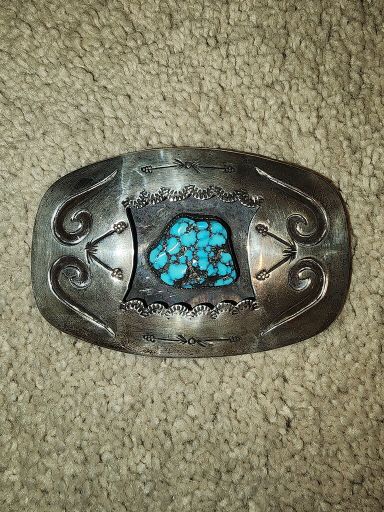Who made this belt buckle? - Identifying & Discovering - Turquoise People