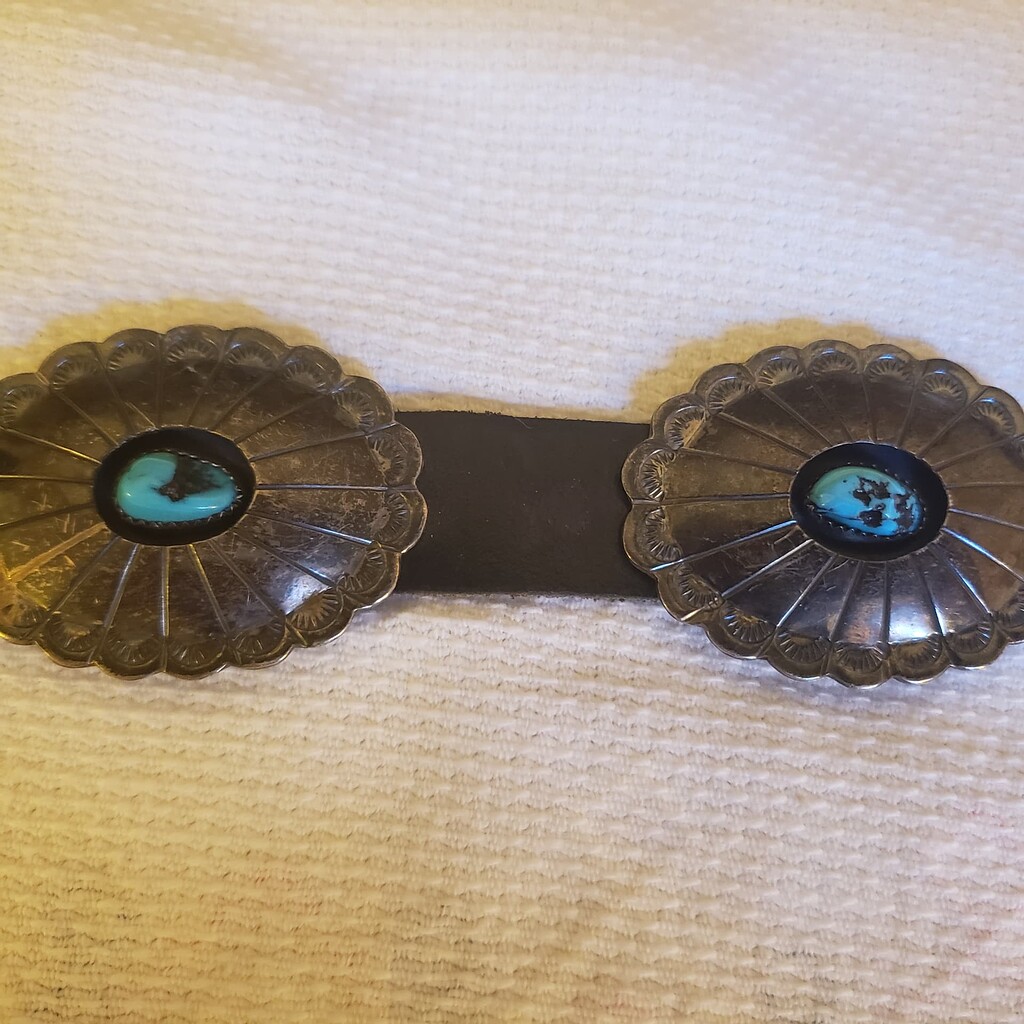 Fake or authentic concho belt? - Value Opinions - Turquoise People