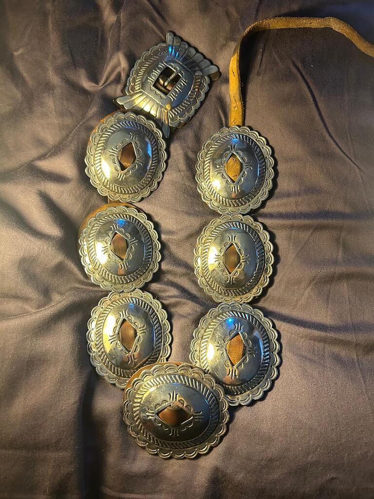 Identifying my concho belt - Identifying & Discovering - Turquoise People