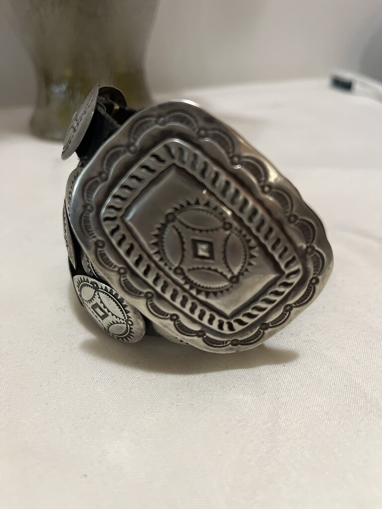 Is this considered CONCHO? Stamped STERLING and if possible made what ...