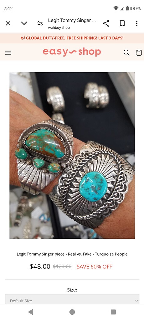 Turquoise People photo on scam site - Real vs. Fake - Turquoise People