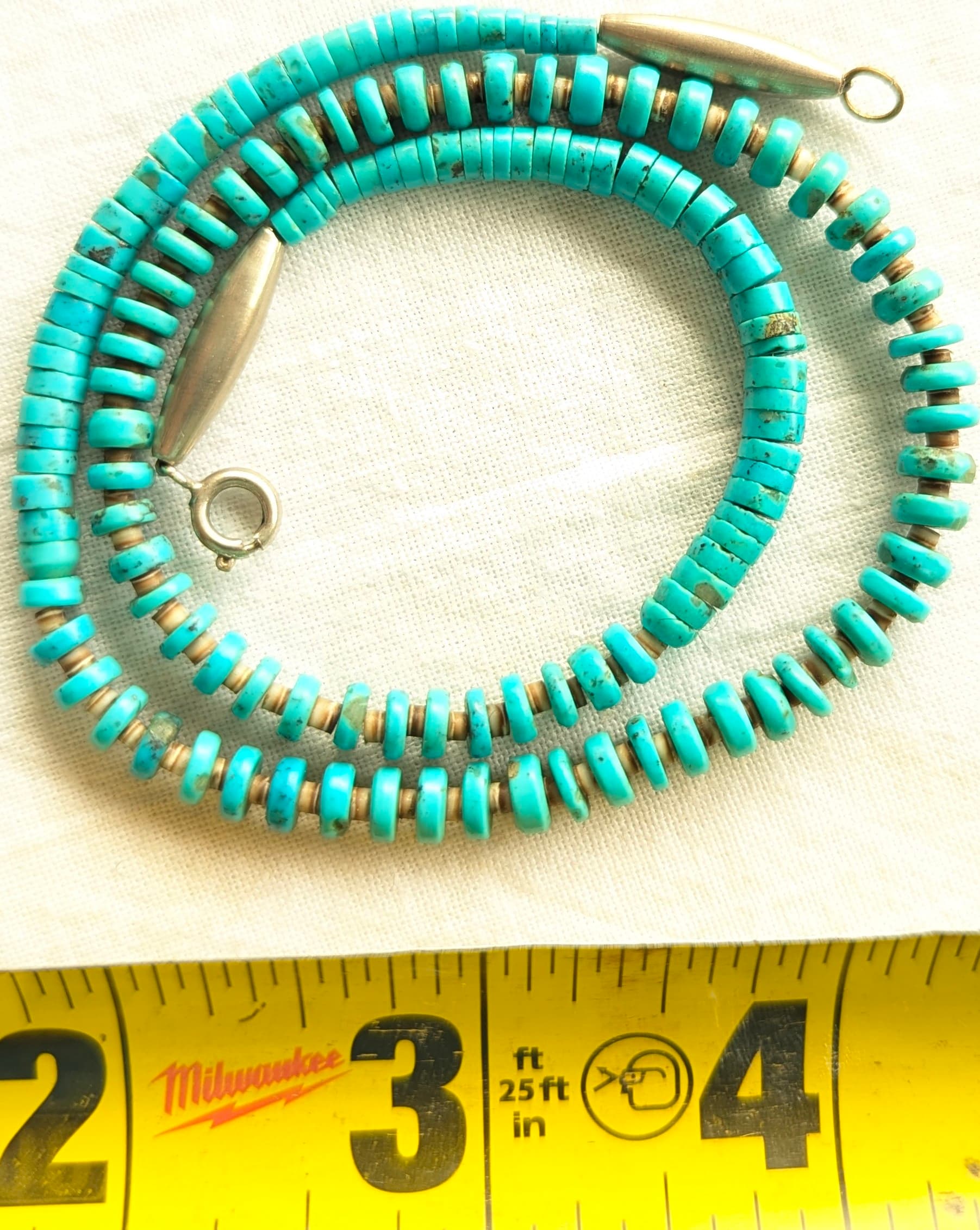 Do you think this turquoise necklace may have been native made? - Real ...