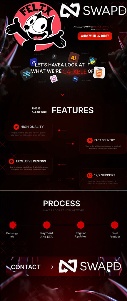 Felix Team | Web Development & Custom Telegram & Discord Bots Creation Service | We can do ...