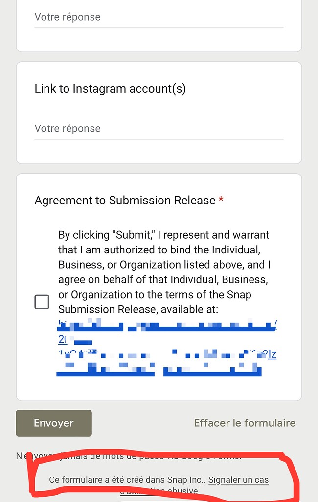Snapchat Show Request Form - SnapChat Services - SWAPD
