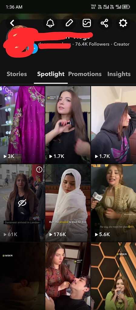 Seeling 77k Snapchat Creator Profile With High Reach - SnapChat Accounts - SWAPD